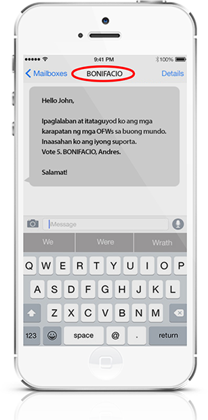 Text Blast Secret Weapon to win an election - BUSYBEE